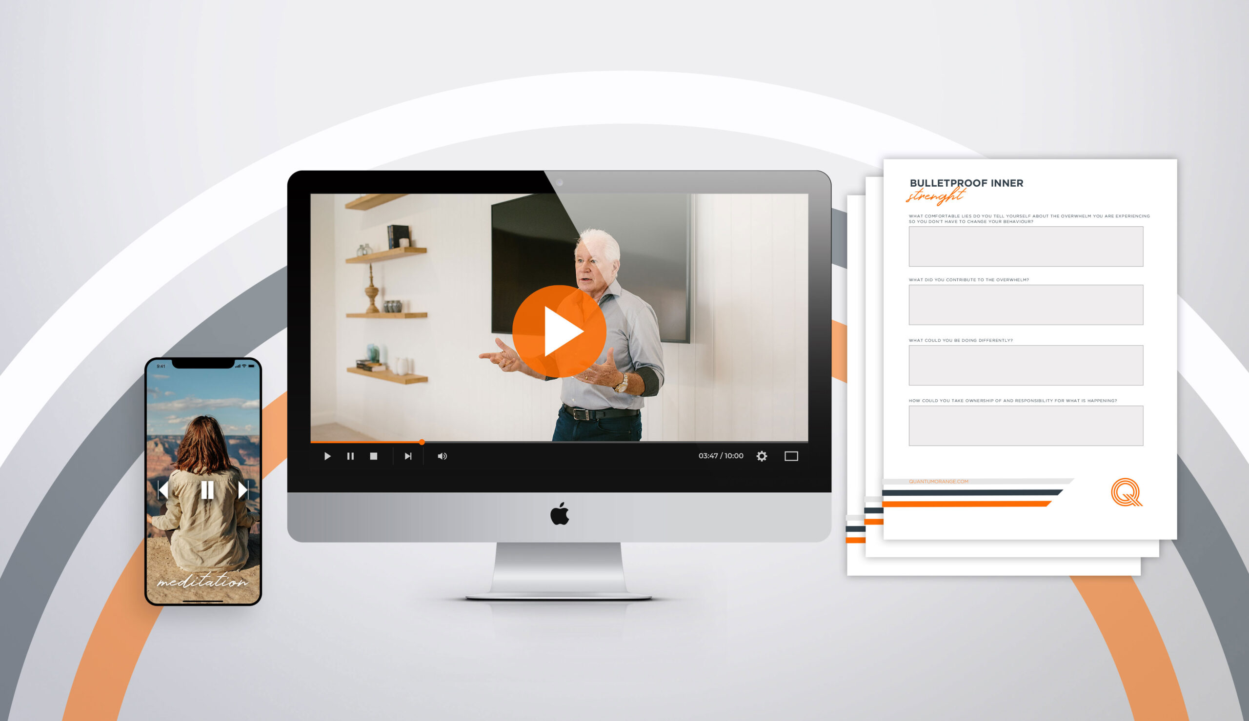 Bulletproof Inner Strength | Quantum Orange